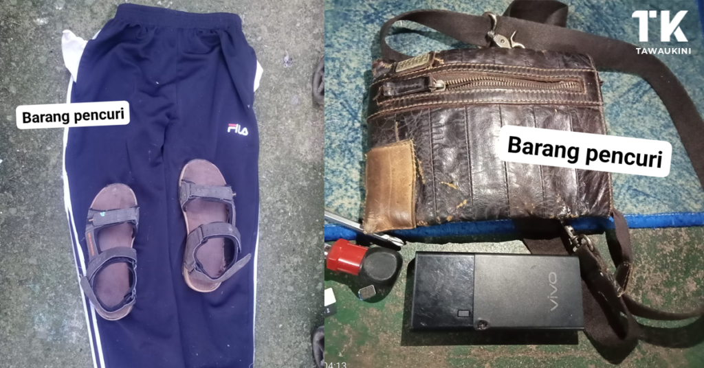 Pencuri tertinggal seluar dan kasut sewaktu mencuri - TawauKini