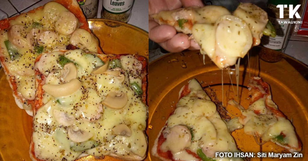 Resepi roti pizza cheese leleh
