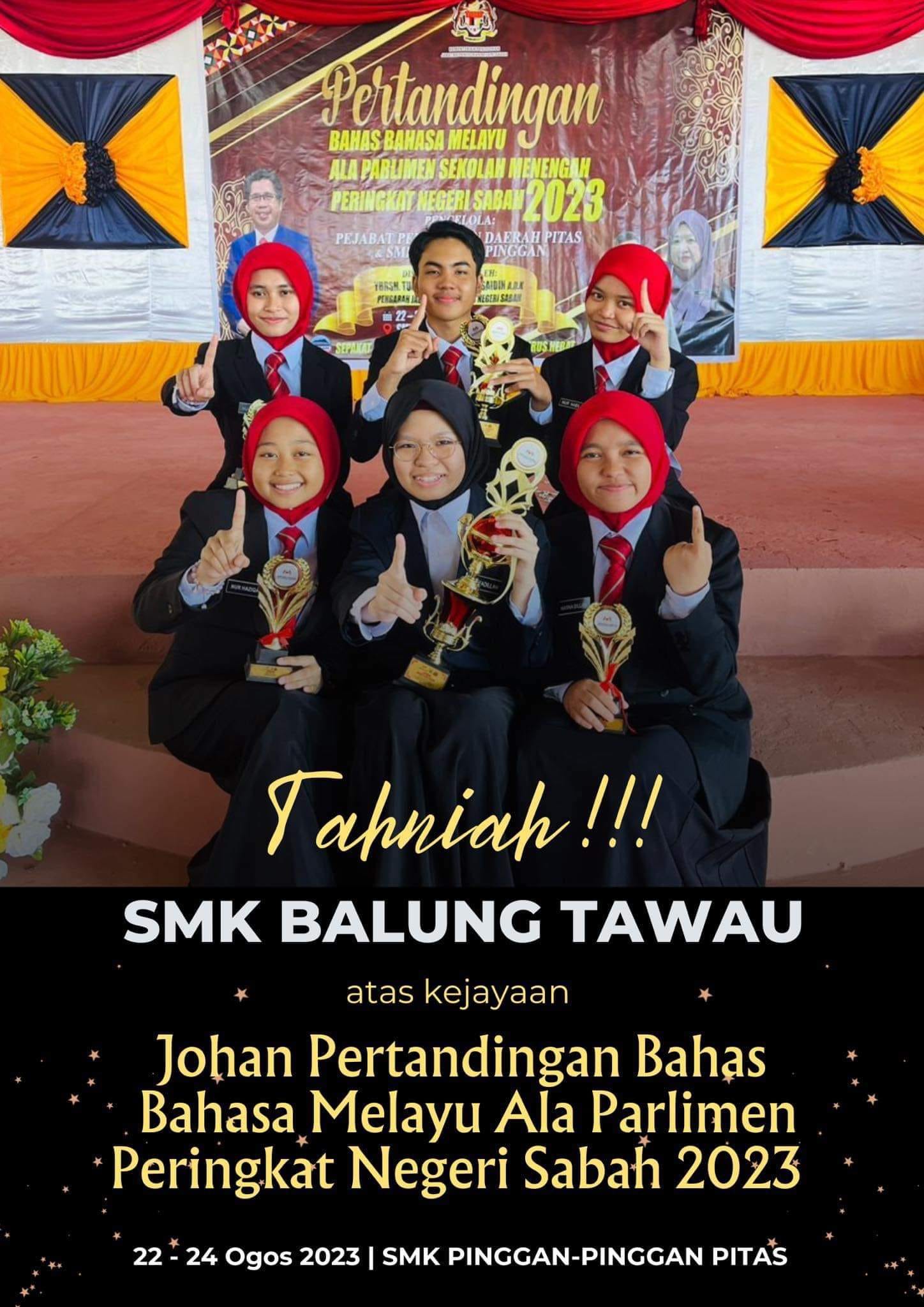 SMK Balung Johan Bahas Bahasa Melayu Ala Parlimen Peringkat Negeri ...